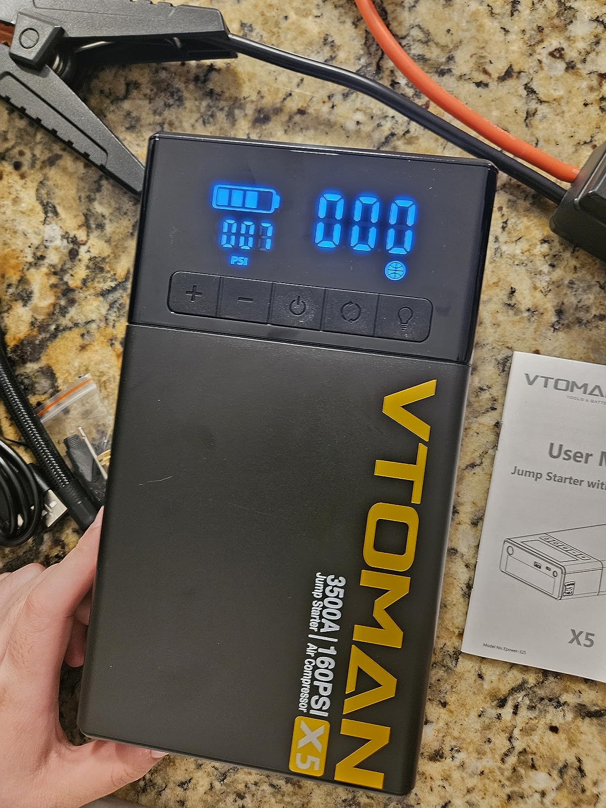 $17/mo - Finance VTOMAN X5 Jump Starter with Air Compressor, 3500A ...
