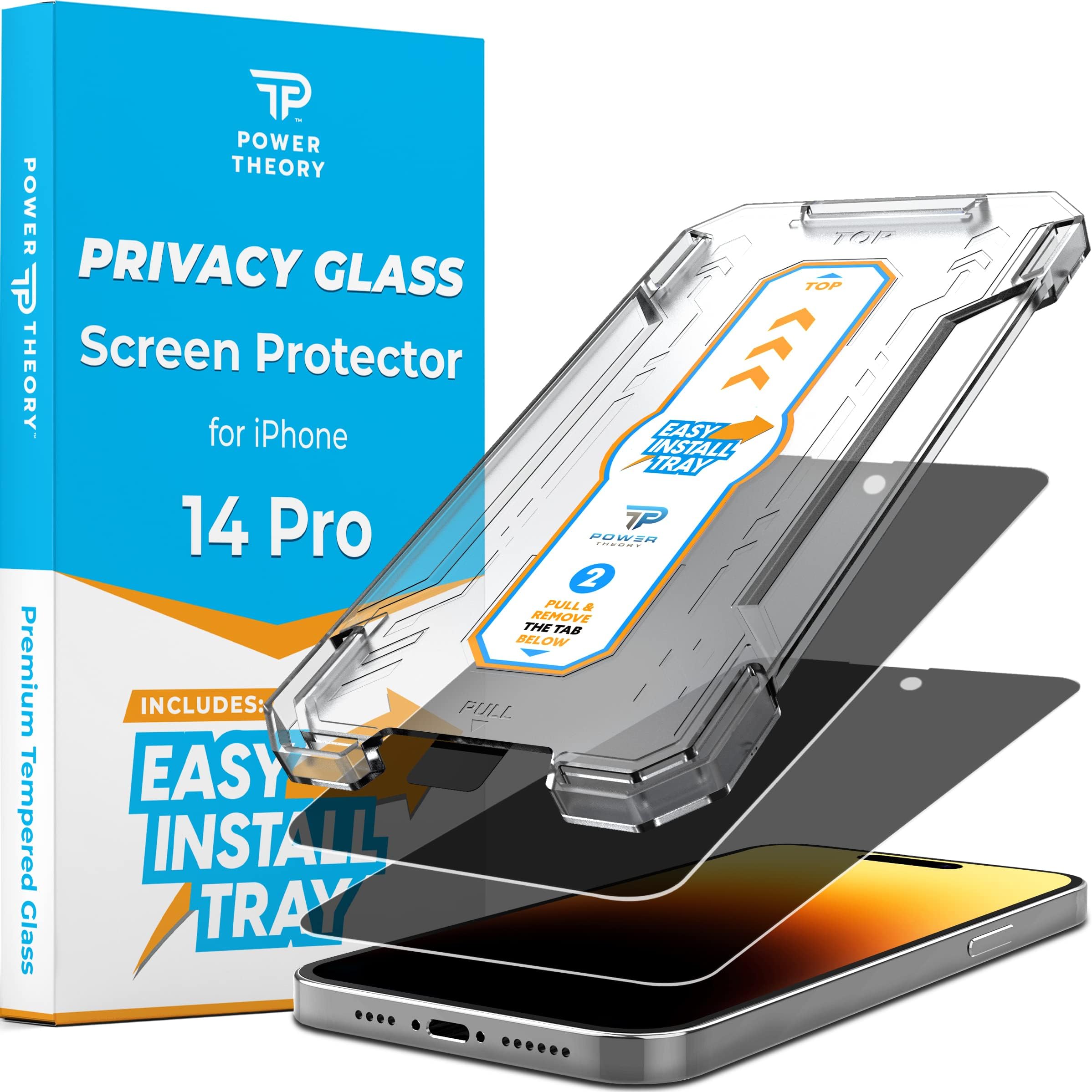 Amazon.com: UltraGlass Ultra 9H+ Glass for iPhone 14 Pro Privacy Screen ...