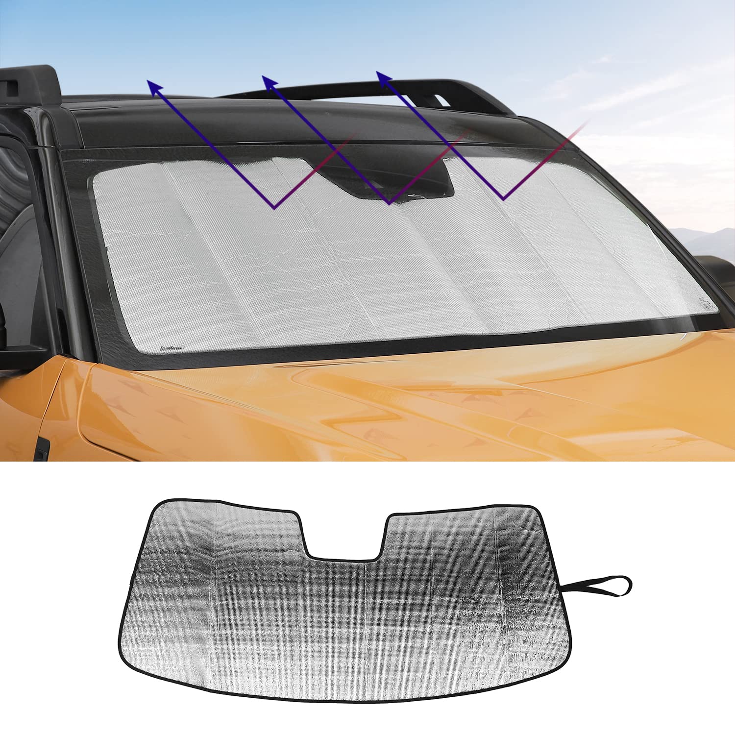 Toyota Camry Fold Up Windshield Sun Shade 2002-2024, 57% OFF
