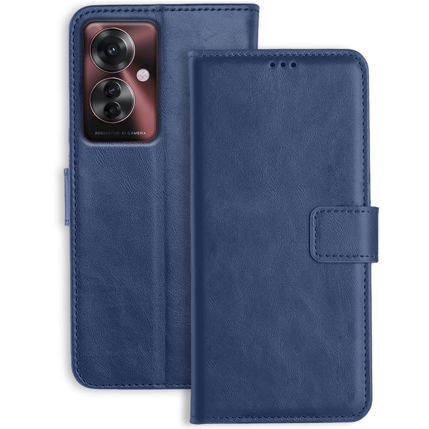 Profov Oppo F25 Pro 5G Flip Cover | Leather Finish | Inside Pockets ...