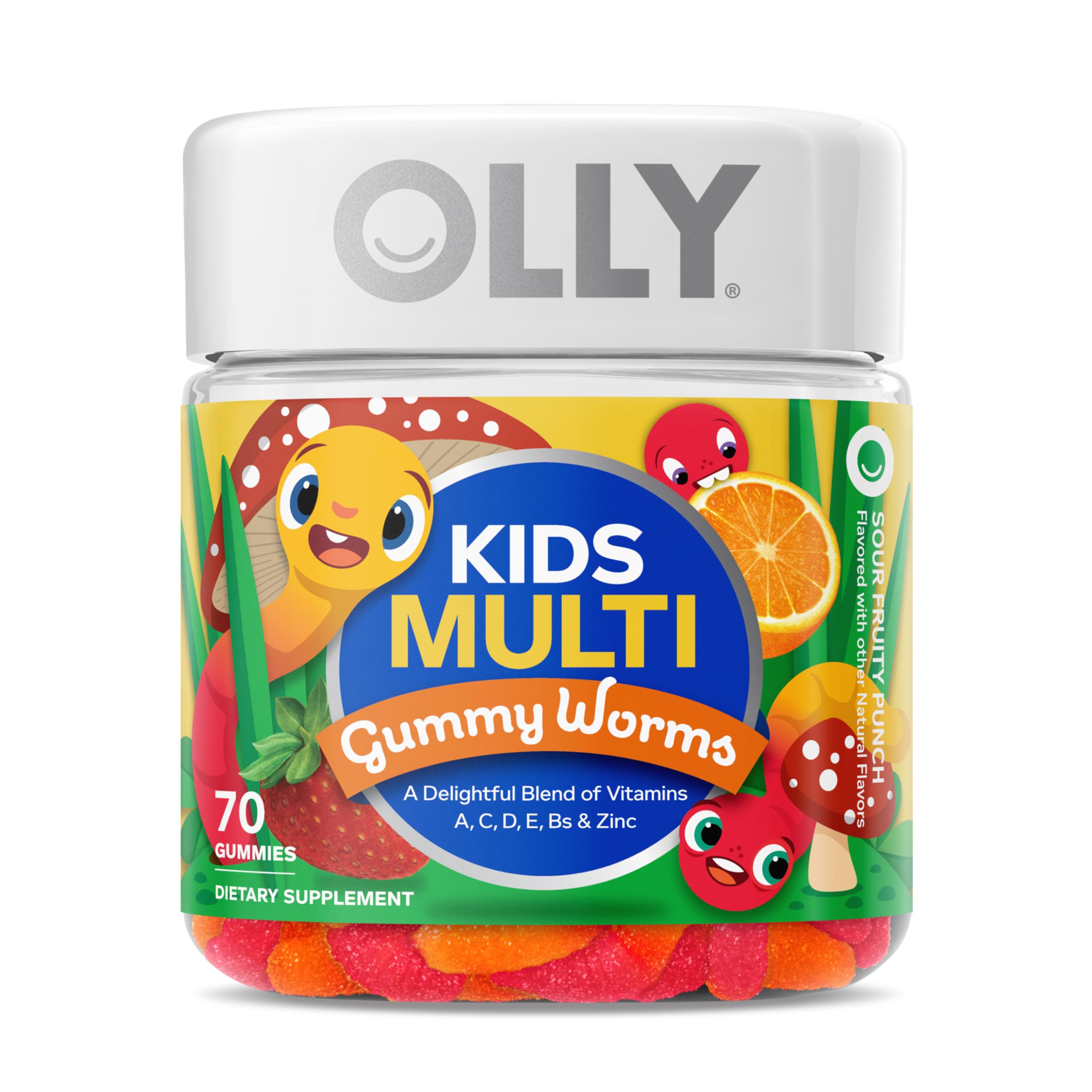 Amazon.com: OLLY Kids Multivitamin Gummy Worms, Overall Health and ...