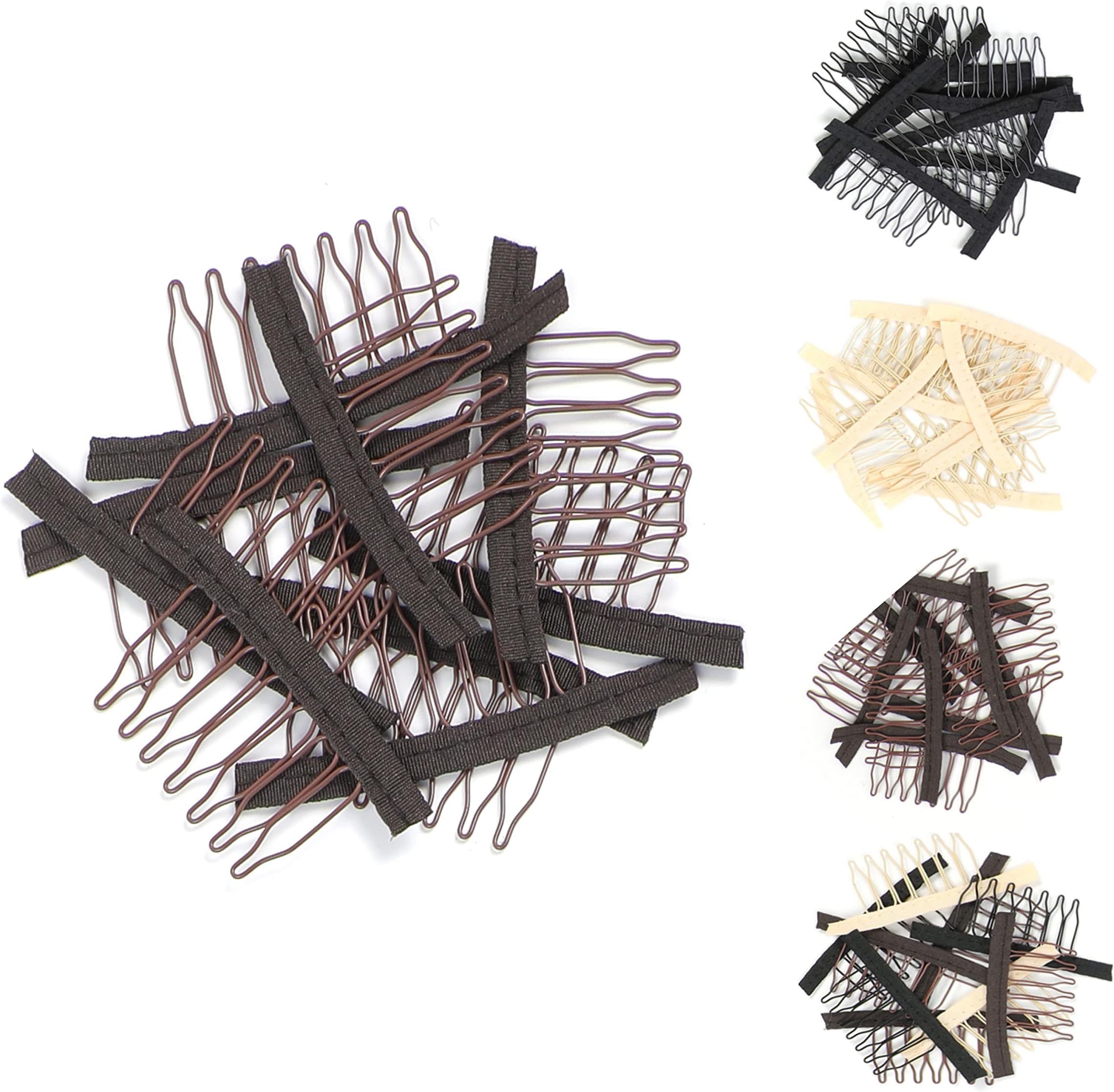 Amazon.com : 10pcs Long Lace Wig Comb for Wig Cap Hair Extension Small ...