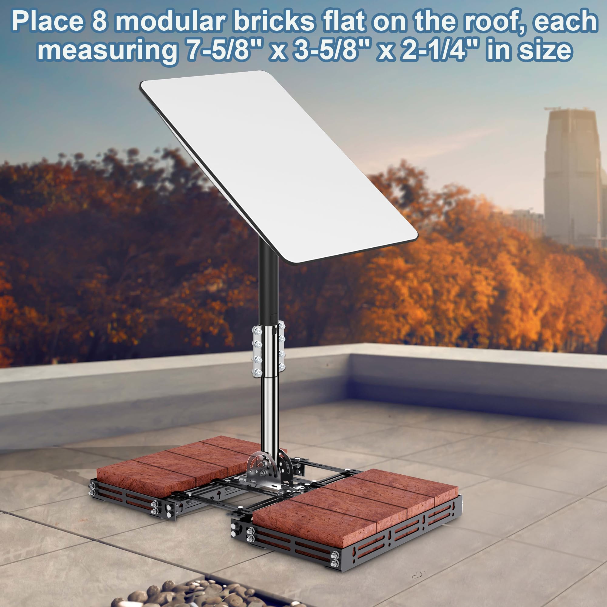 Snapklik.com : Starlink Gen 2 Roof Ridge Mount - No-Drill Installation ...