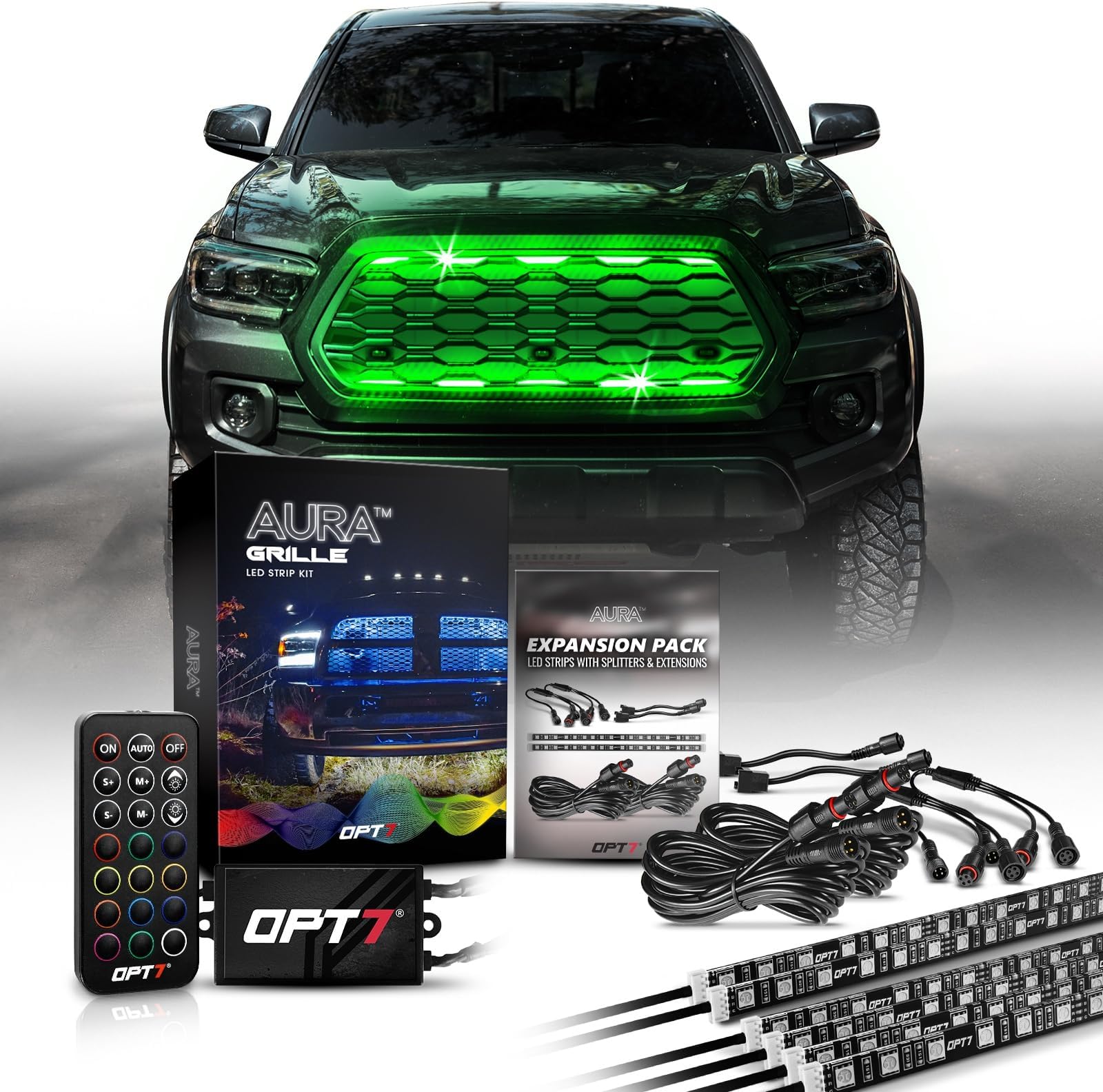 Amazon.com: OPT7 12" LED Strip Expansion & 12" Grille Light Bundle Kit ...