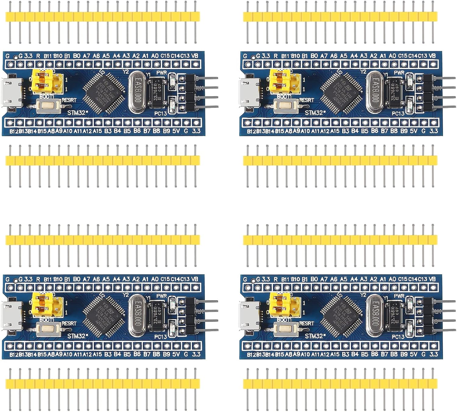 Amazon.com: AITRIP 4PCS STM32F103C6T6 ARM STM32 Minimum System Development Board Module Core ...