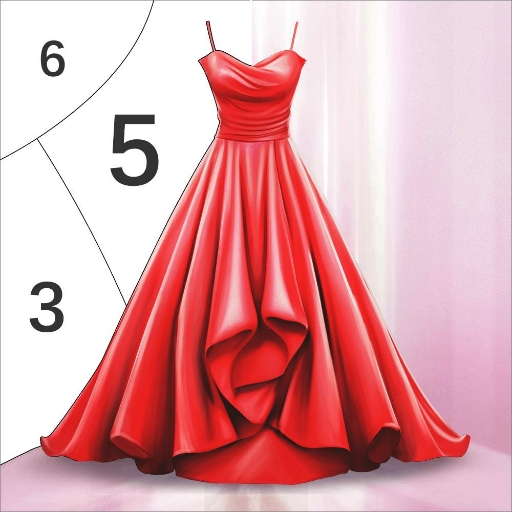 Gown Color by Number Book - App on Amazon Appstore