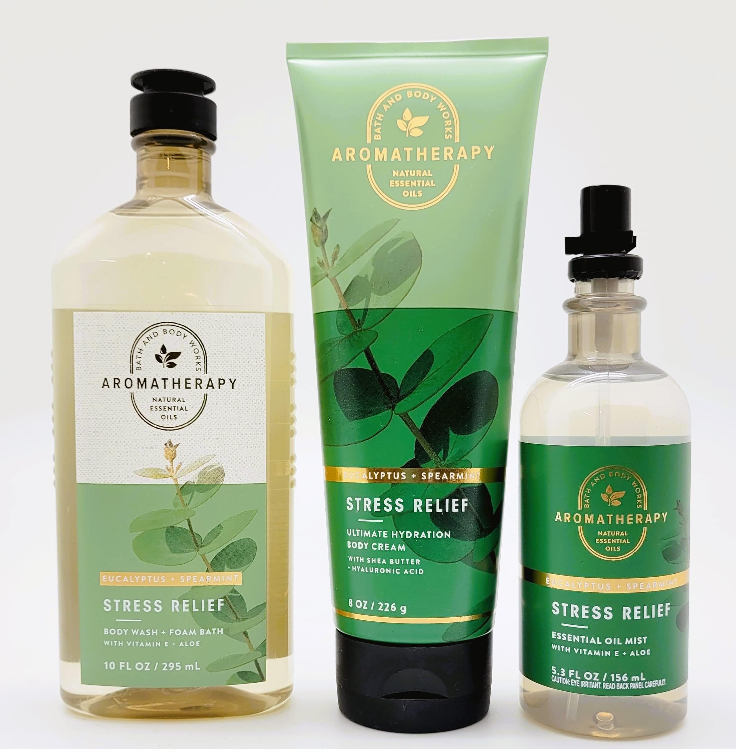 Amazon.com : Aromatherapy - Stress Relief - Eucalyptus Spearmint - 3 pc ...