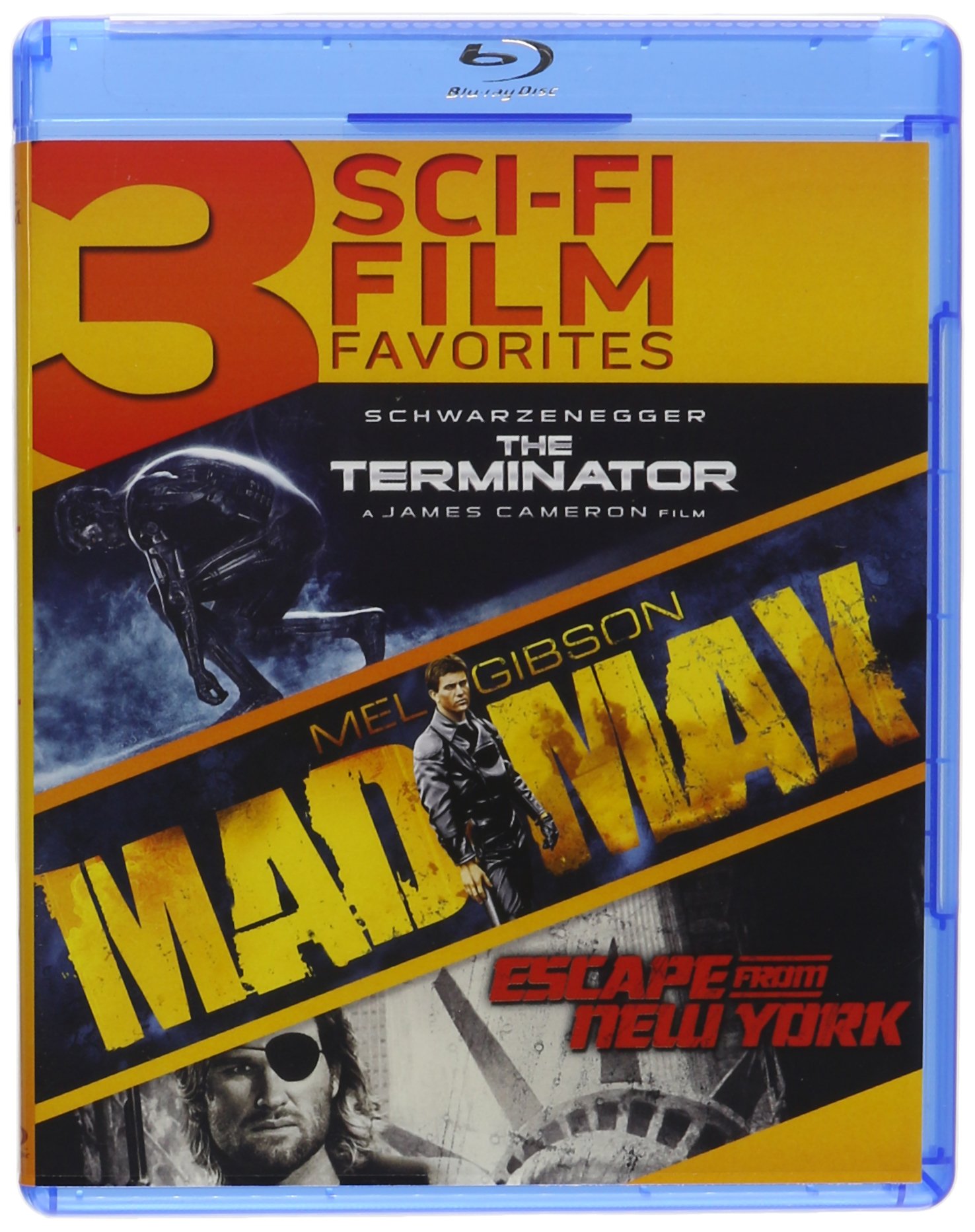Amazon.com: 3 Sci-Fi Film Favorites: The Terminator / Mad Max / Escape ...