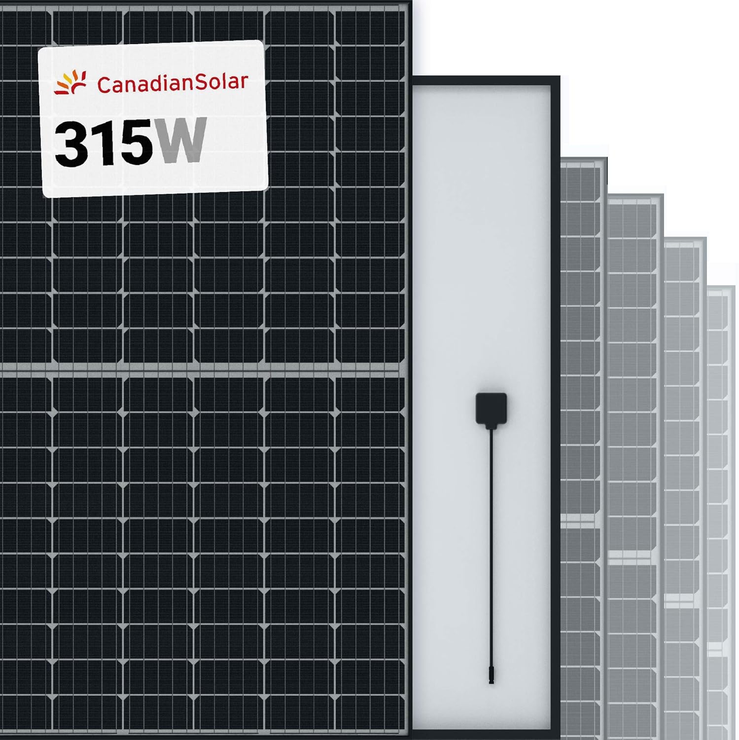 Amazon.com : Canadian Solar 6Pcs. 315 Watt Monocrystalline Solar Panel ...