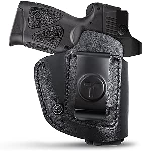 Amazon.com : Tagua Gunleather Black IWB Suede Leather Holsters for ...