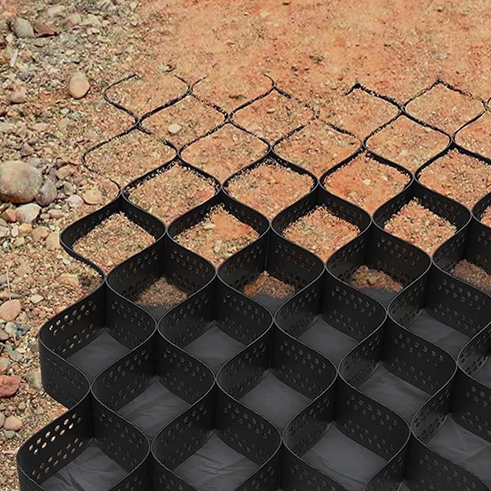 Geomalla Para La Instalación De Muros De Contención Un Muro De Suelo