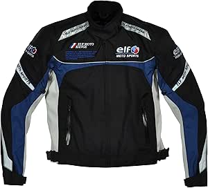 Amazon | エルフ(ELF) ナイロンジャケット BL 4L EL-3222 | ジャケット | 車＆バイク