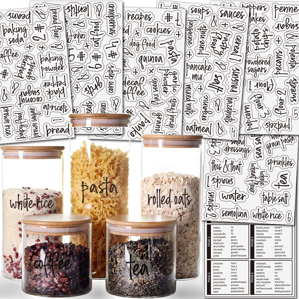 Amazon.com: Kitchen Labels The Home Edit Labels Seasoning Labels for ...