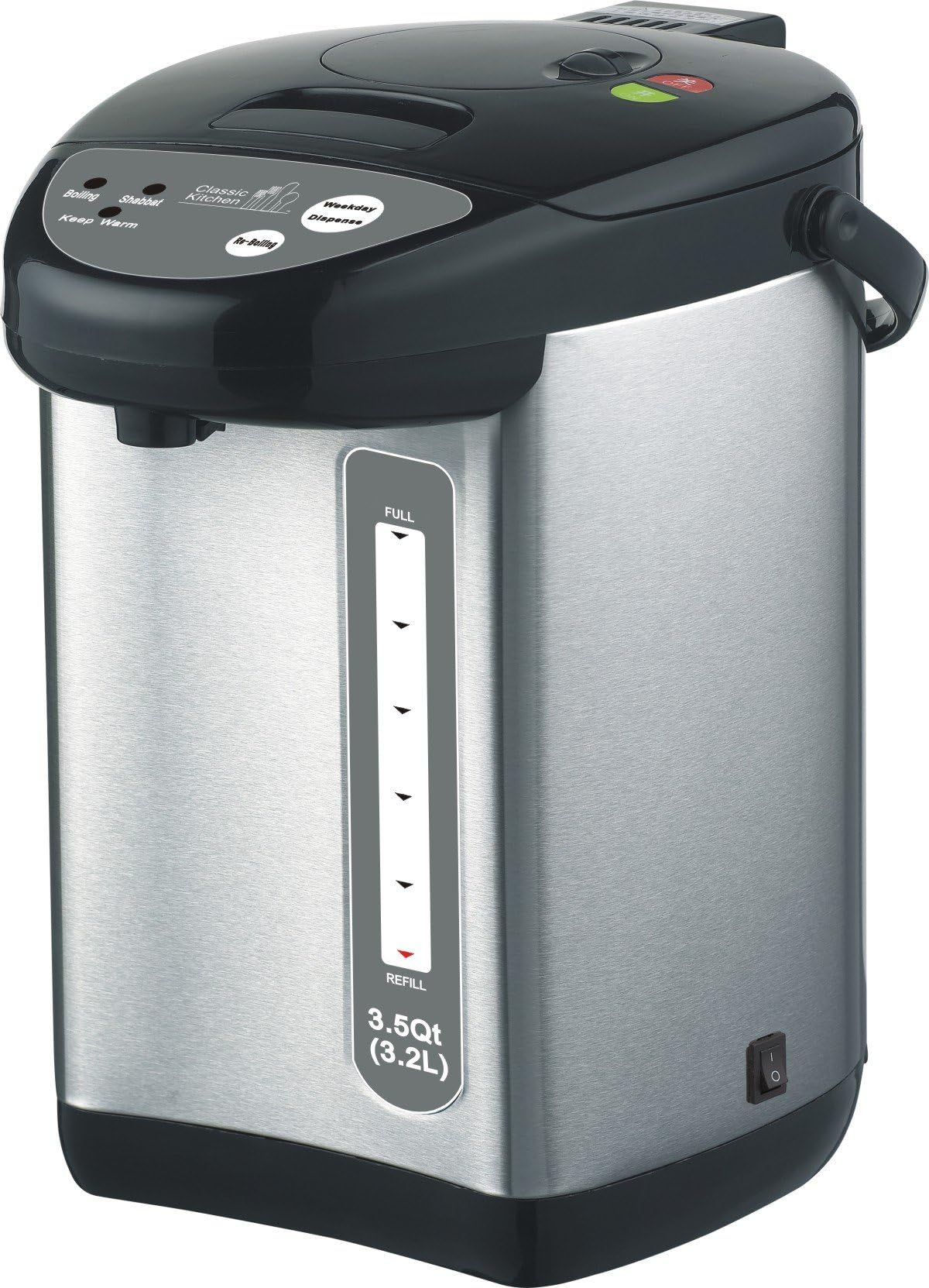 Amazon.com: Classic Kitchen CK321NP 3.5QT (3.2L) Electric Kettle Hot ...