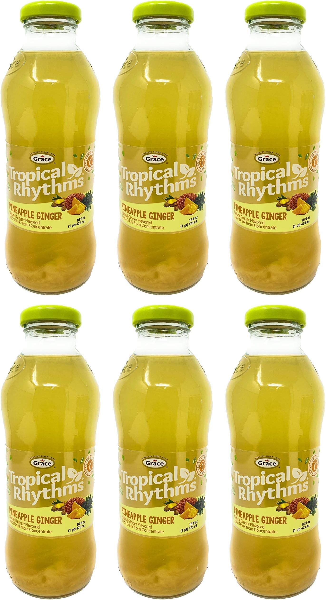 Amazon.com : Grace Tropical Rhythms Pineapple Ginger Jamaican Fruit ...
