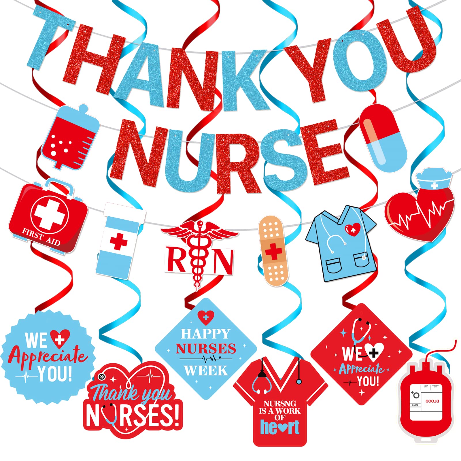 Buy Thank You Nurses Banner Happy Nurses Week Banner Nurse Party ...