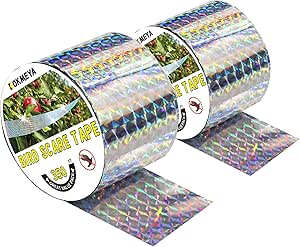 Amazon.com : KOKMEYA Bird Scare Tapes 350FT*2 Reflective Flash Tape for ...