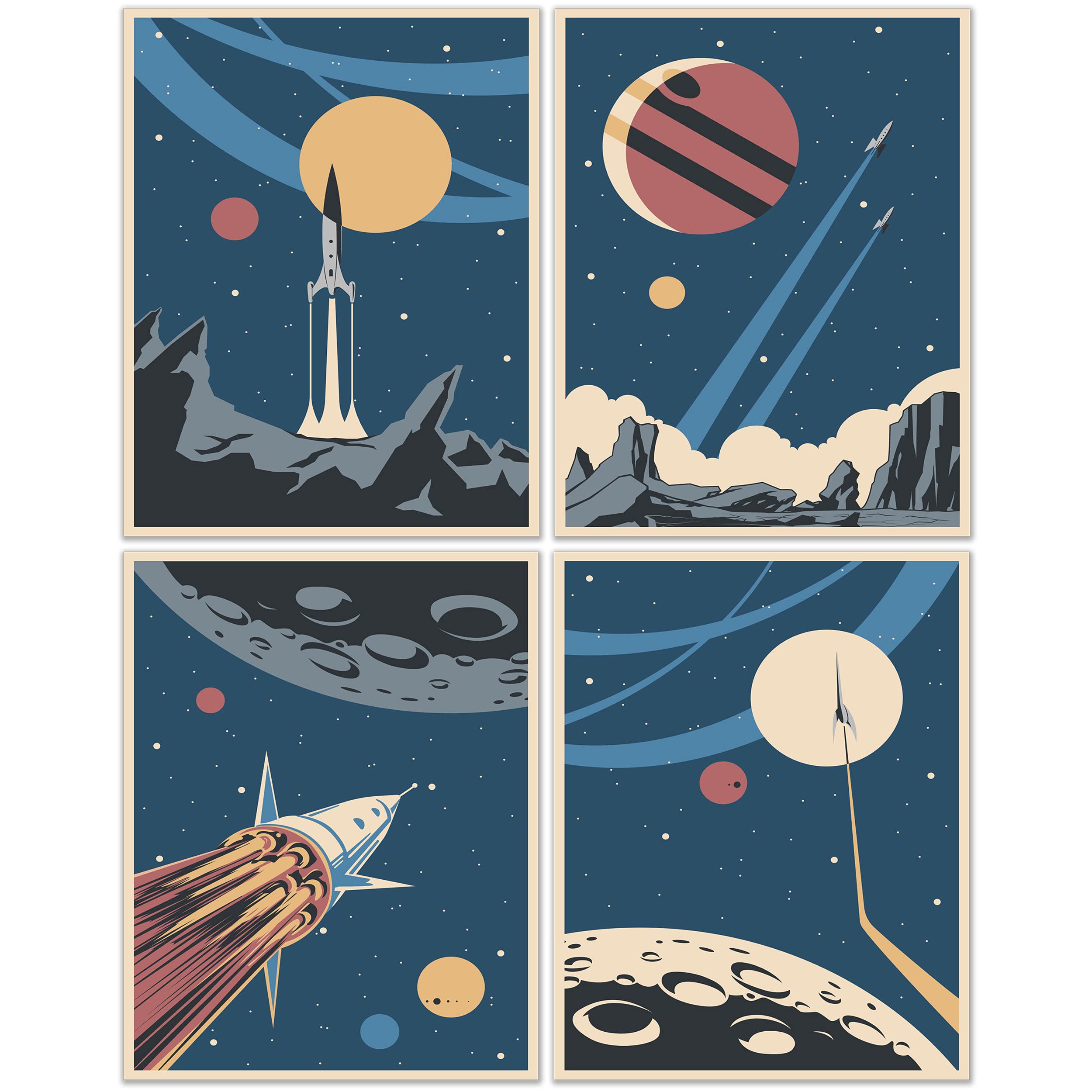 Vintage Retro Space Artwork