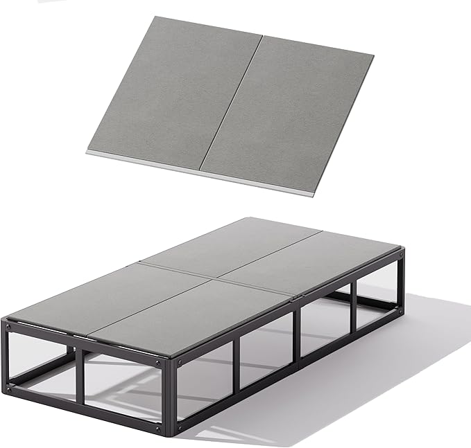 Amazon.com: RLDVAY Bunkie Board Twin, Non-Slat Spacing Design, Low ...