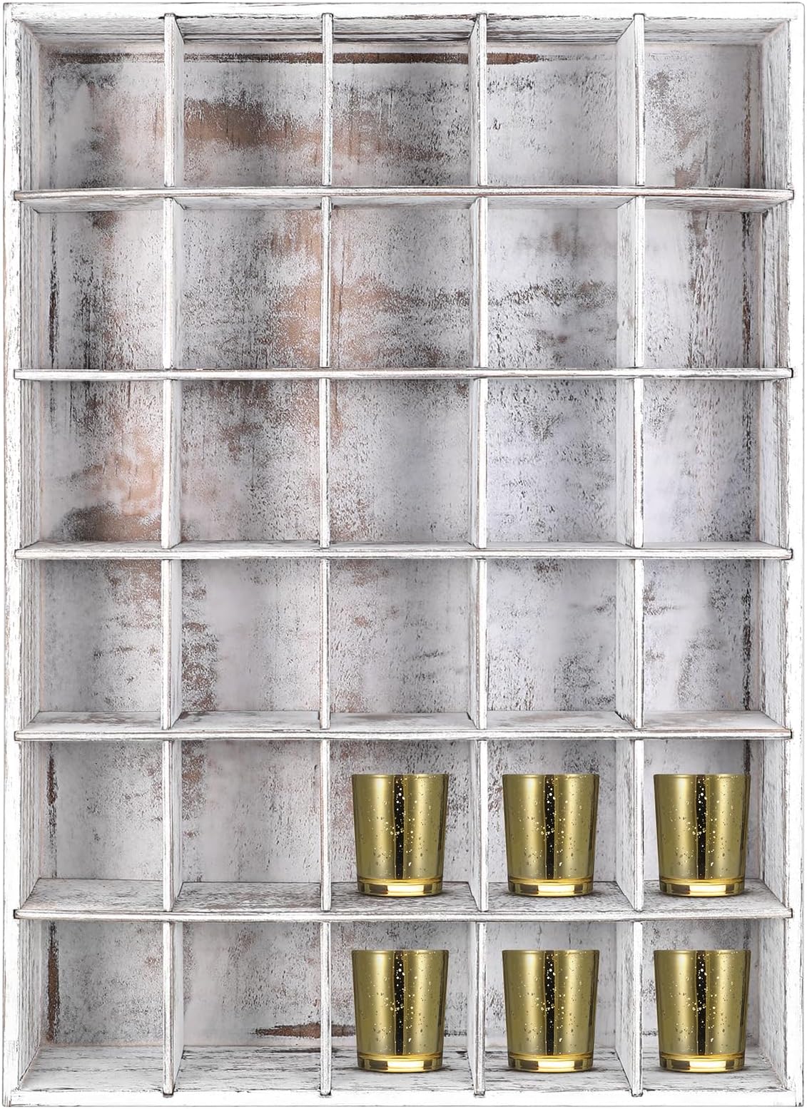 Amazon.com: Wenqik 1 Pcs Shot Glass Display Case for Wall 30 Slots Shot ...