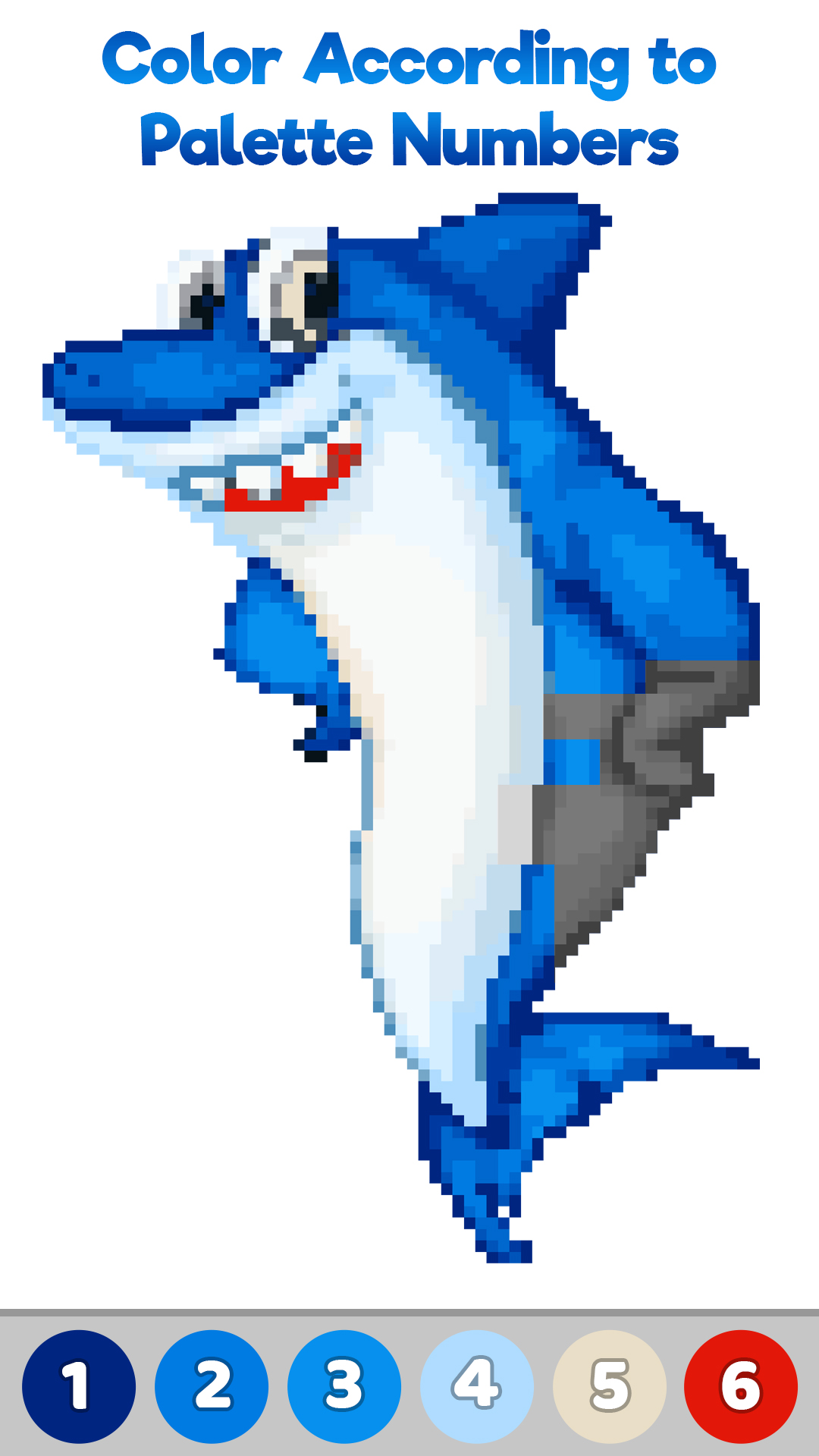 Fish Color By Number - Pixel Art Sandbox Coloring Book - App on Amazon ...