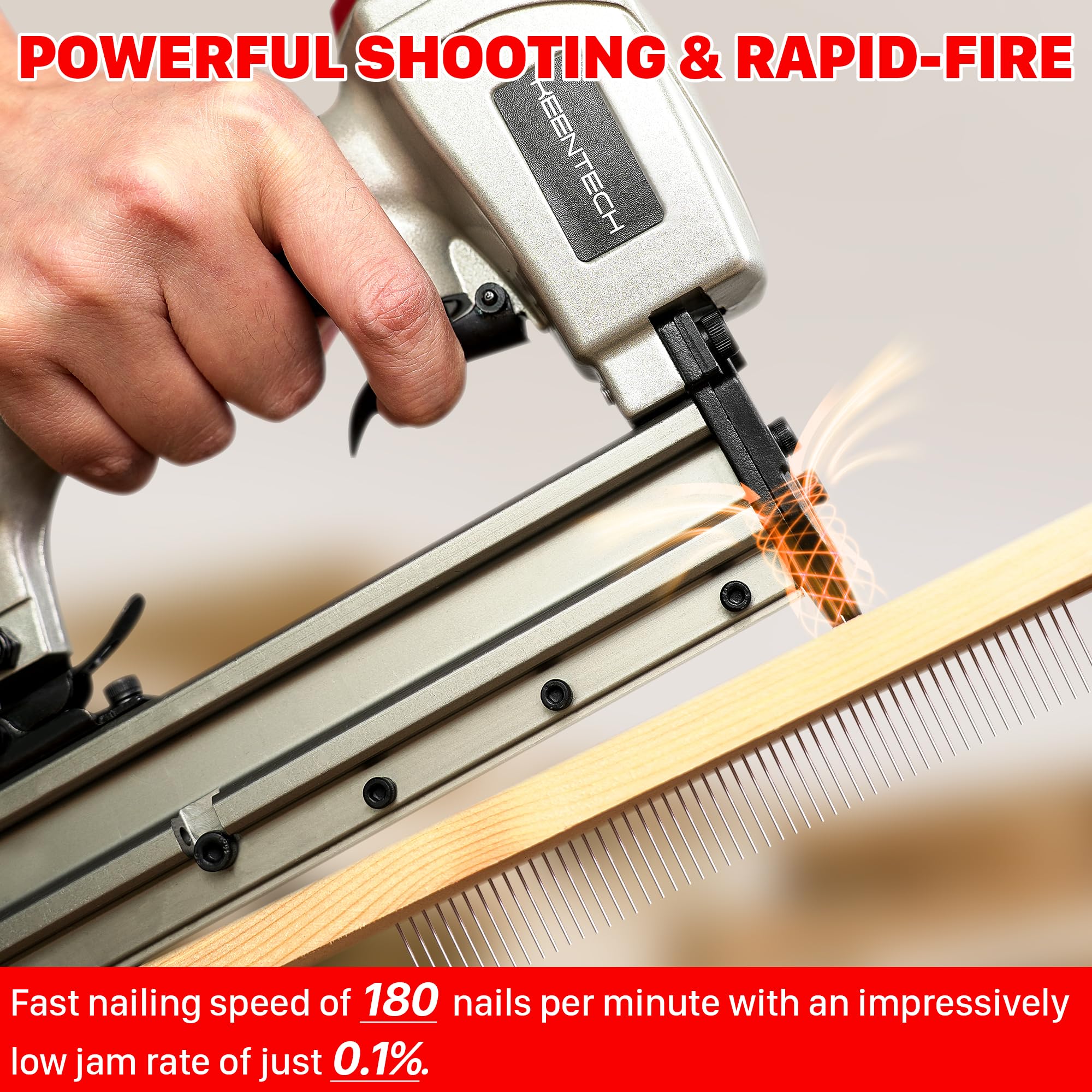 Snapklik.com : KEENTECH Pneumatic Pin Nailer 23 Gauge, Pin Nail Gun