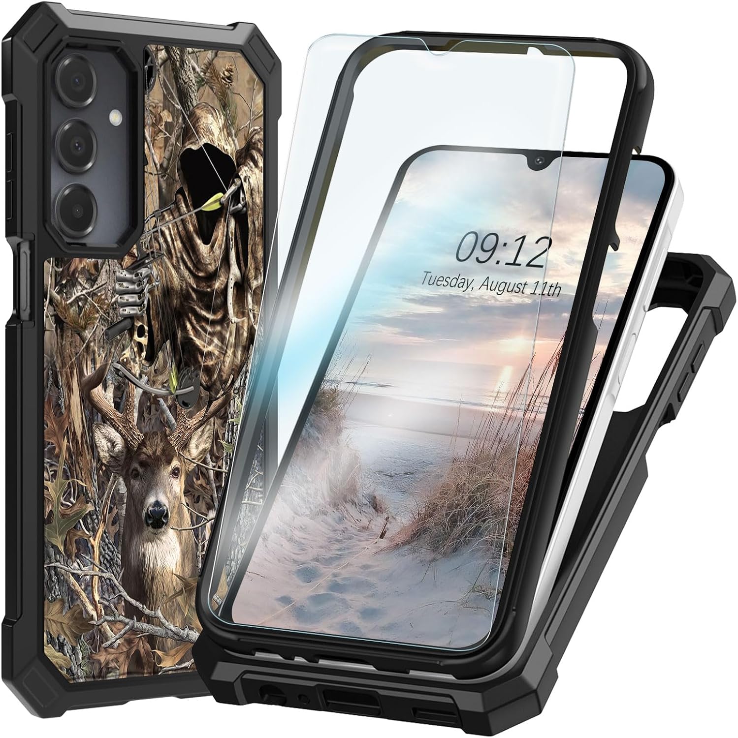 Amazon.com: for Samsung Galaxy A16-5G Case with Screen Protector ...