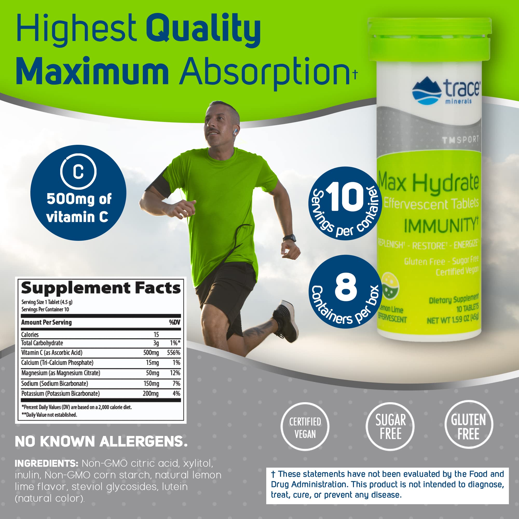 Snapklik.com : Trace Minerals MAX Hydrate Immunity High Performance ...