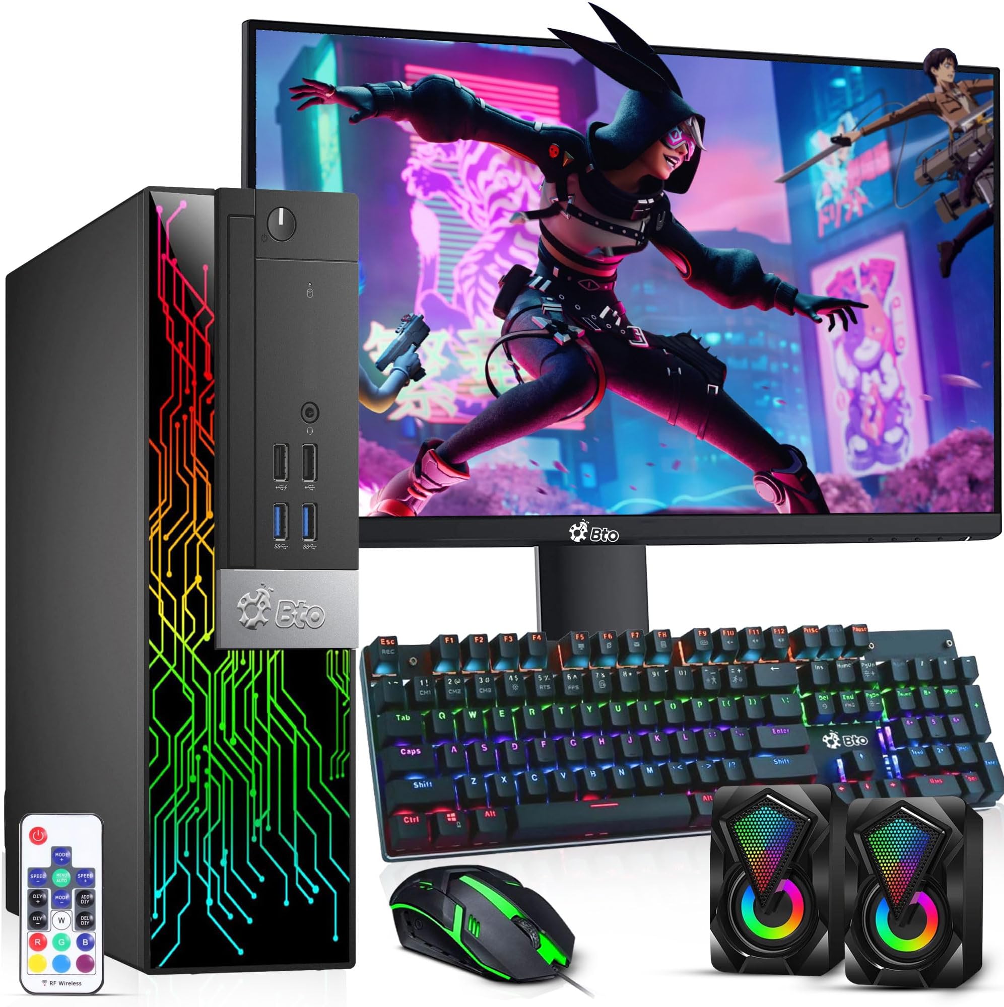Amazon.com: Dell RGB Gaming Desktop Computer PC, Intel i5 6th Gen, AMD ...