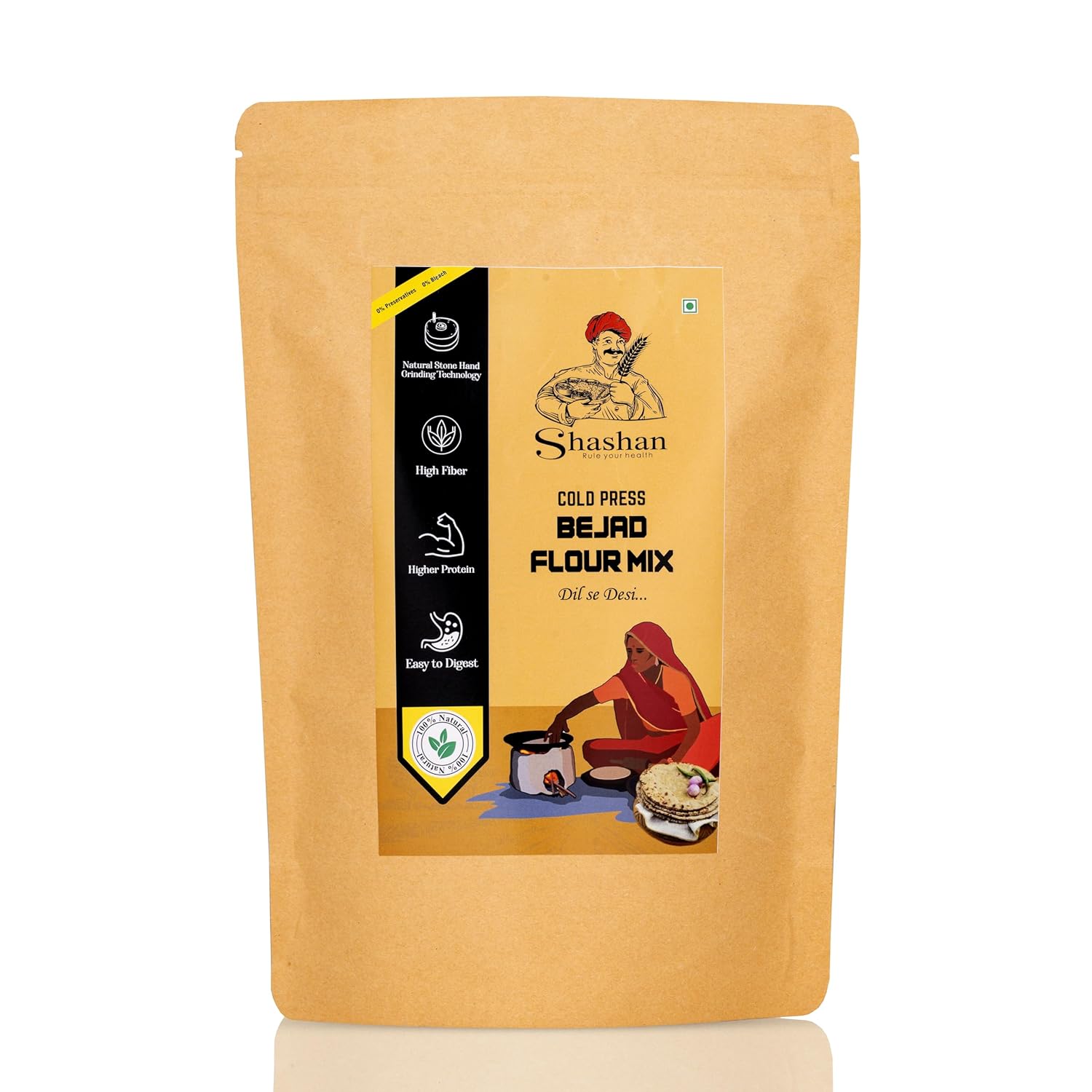 Shashan Organic Bejad ka Atta, Bejad Flour- 2kg : Amazon.in: Grocery ...
