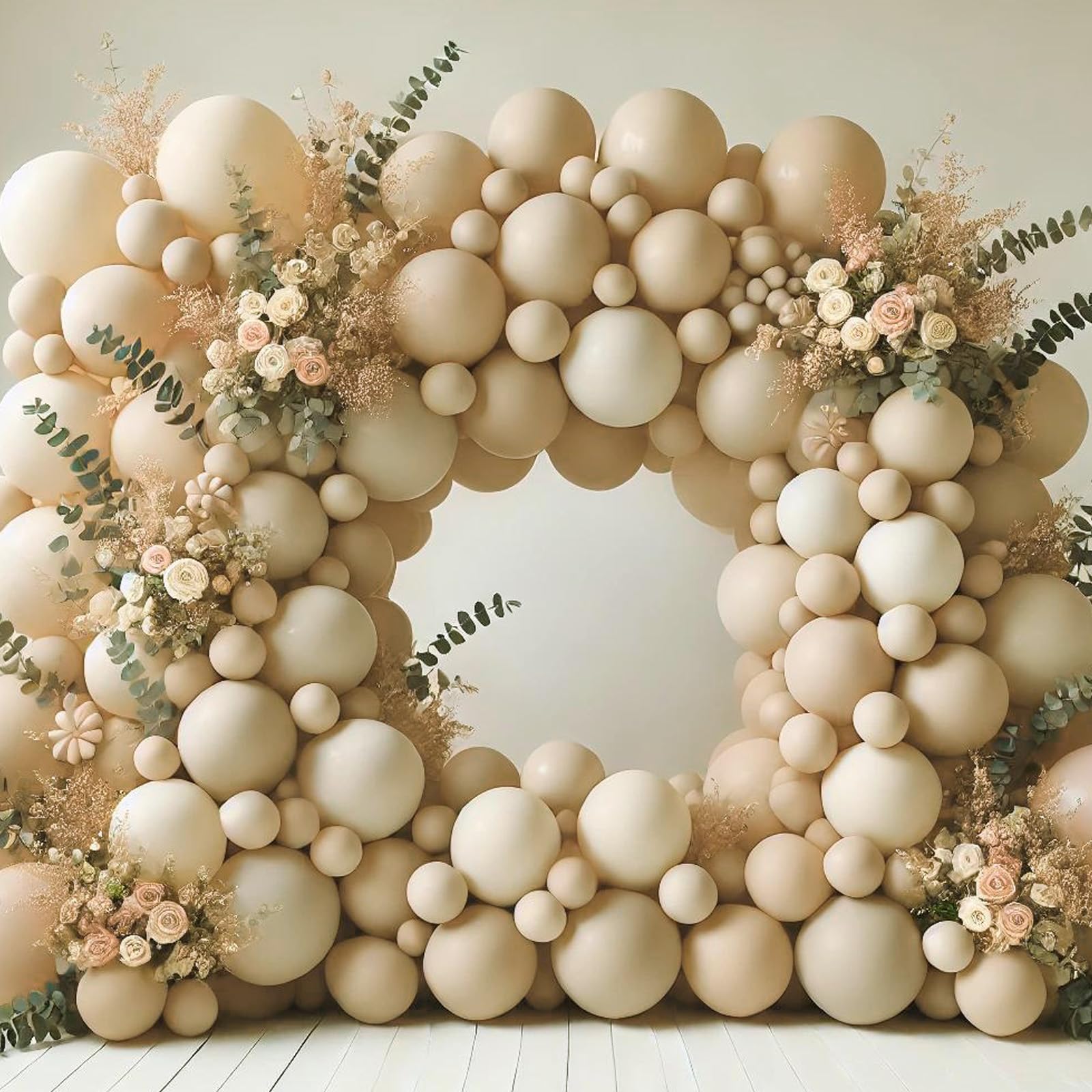 Snapklik.com : Pale Brown Balloons, Scmdoti Misty Brown Balloons ...