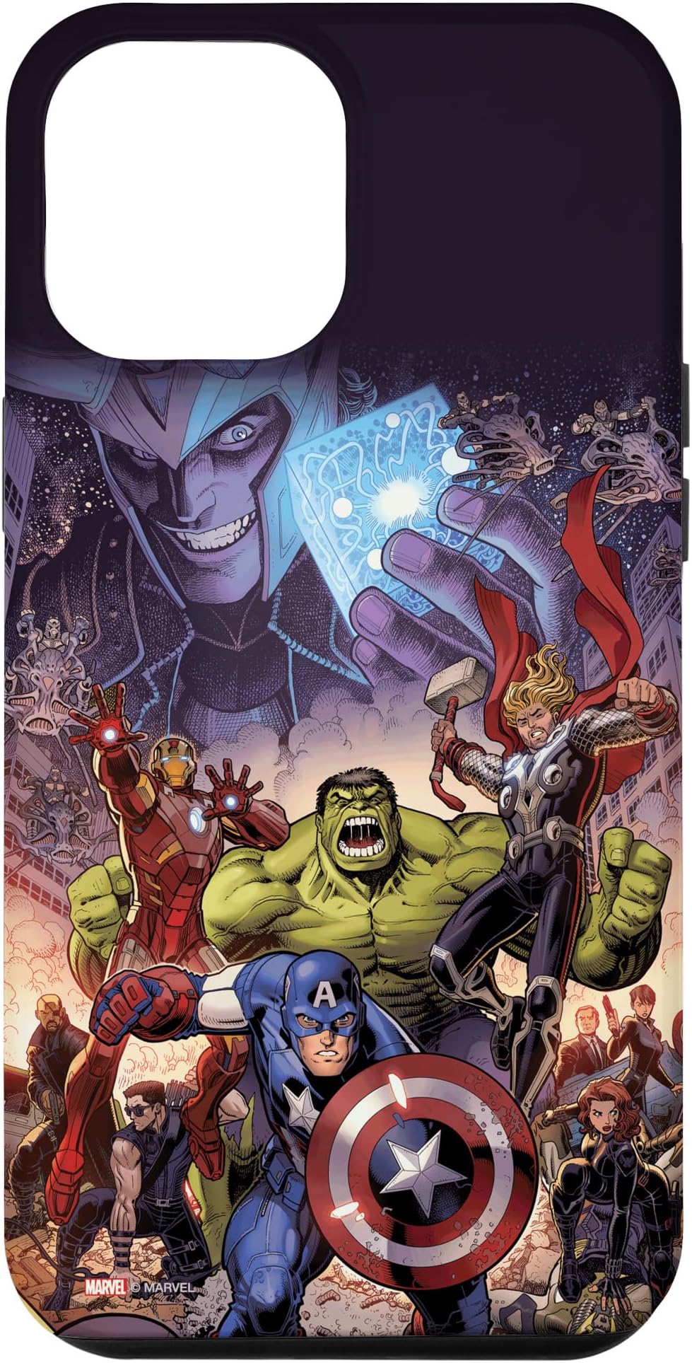 Amazon.com: iPhone 11 Marvel The Avengers Infinity Saga Comic Cover ...