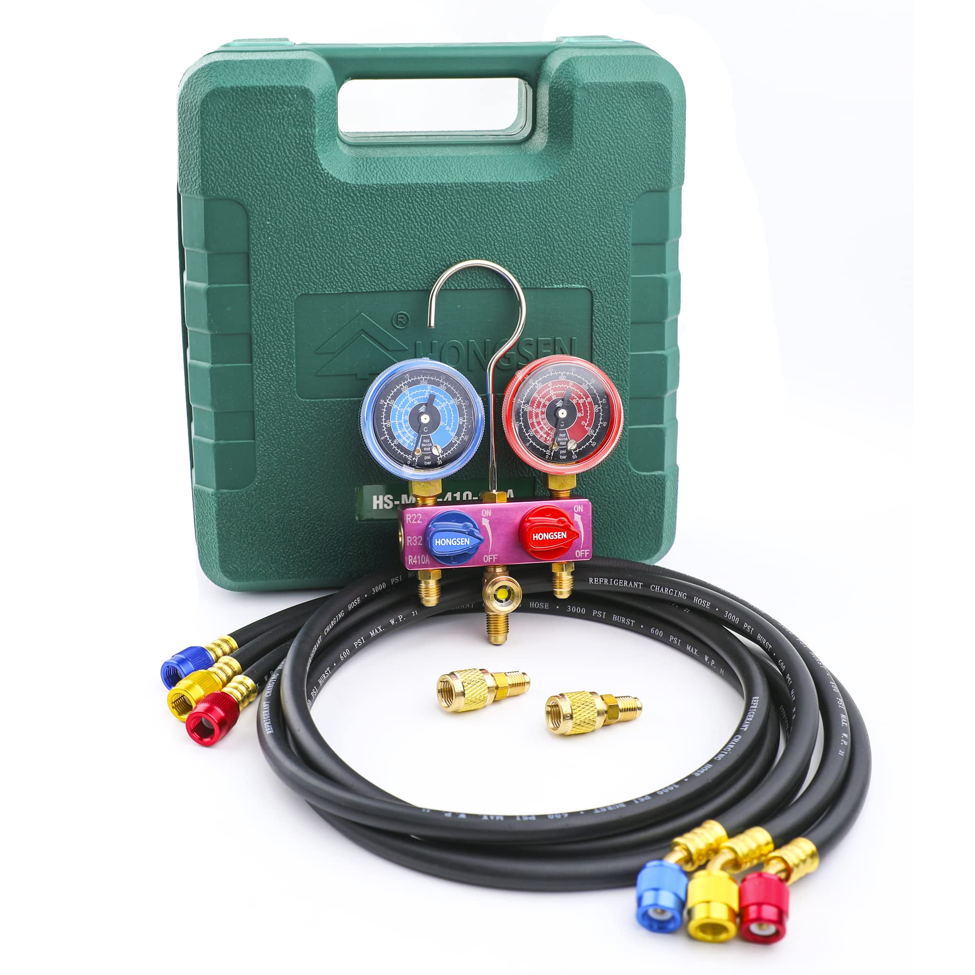 Hongsen Ac Manifold Gauge Set Ac Gauges For R410a R32 | Desertcart Sri ...