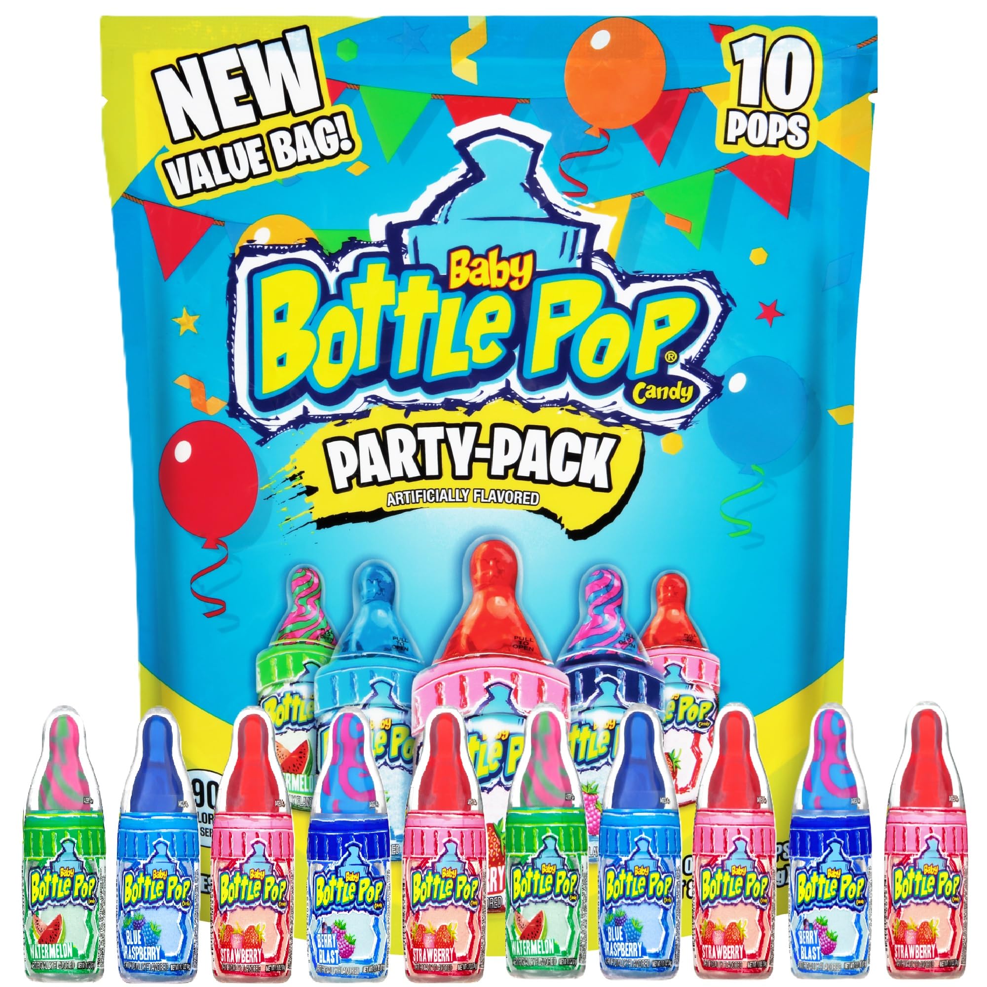 Buy Baby Bottle Pop Candy Lollipops - Bulk Candy Variety Party Pack ...