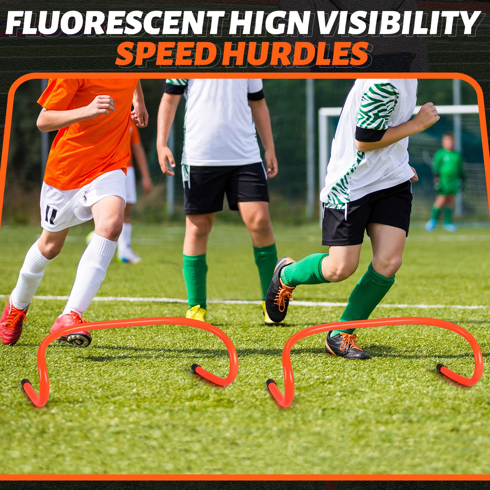 Snapklik.com : Wettarn 10 Pcs Speed Agility Training Hurdles Detachable ...