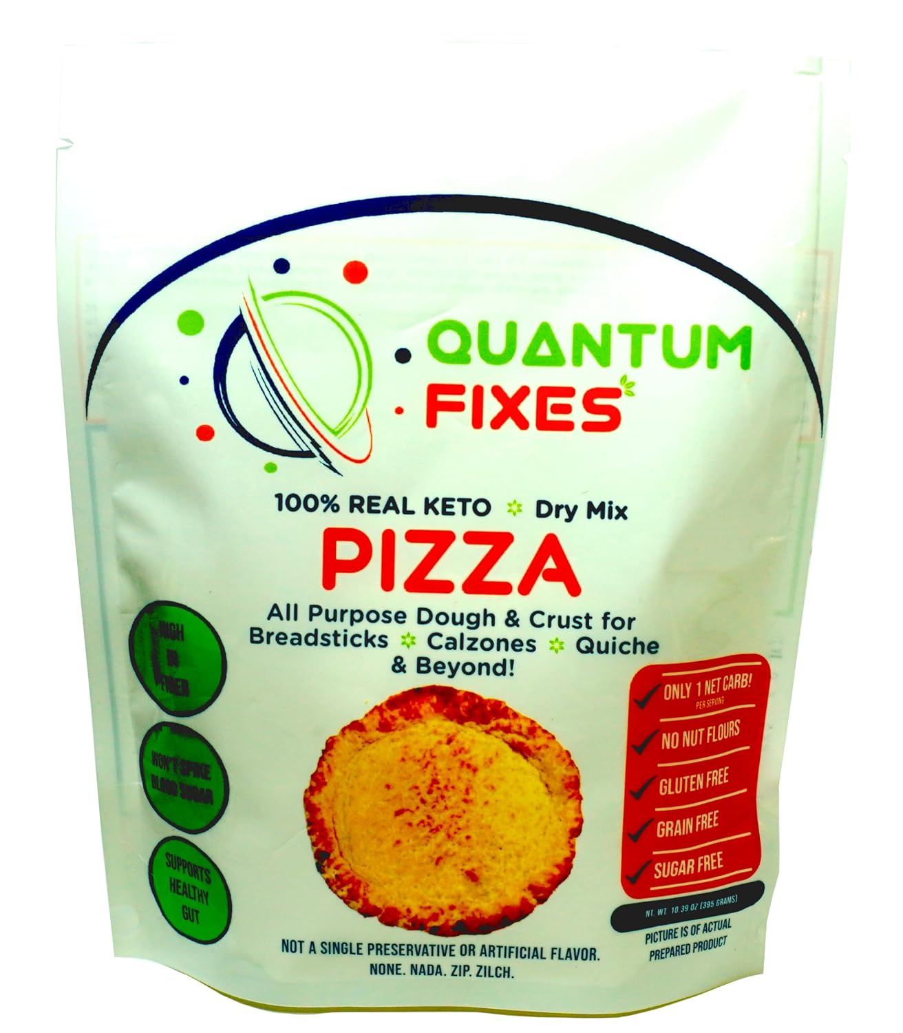 Amazon.com: Quantum Fixes Real Keto Pizza Crust Mix : Grocery & Gourmet ...