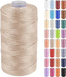 Amazon.com: JeogYong Macrame Cord 3mm x 218 Yards Polypropylene Flat ...