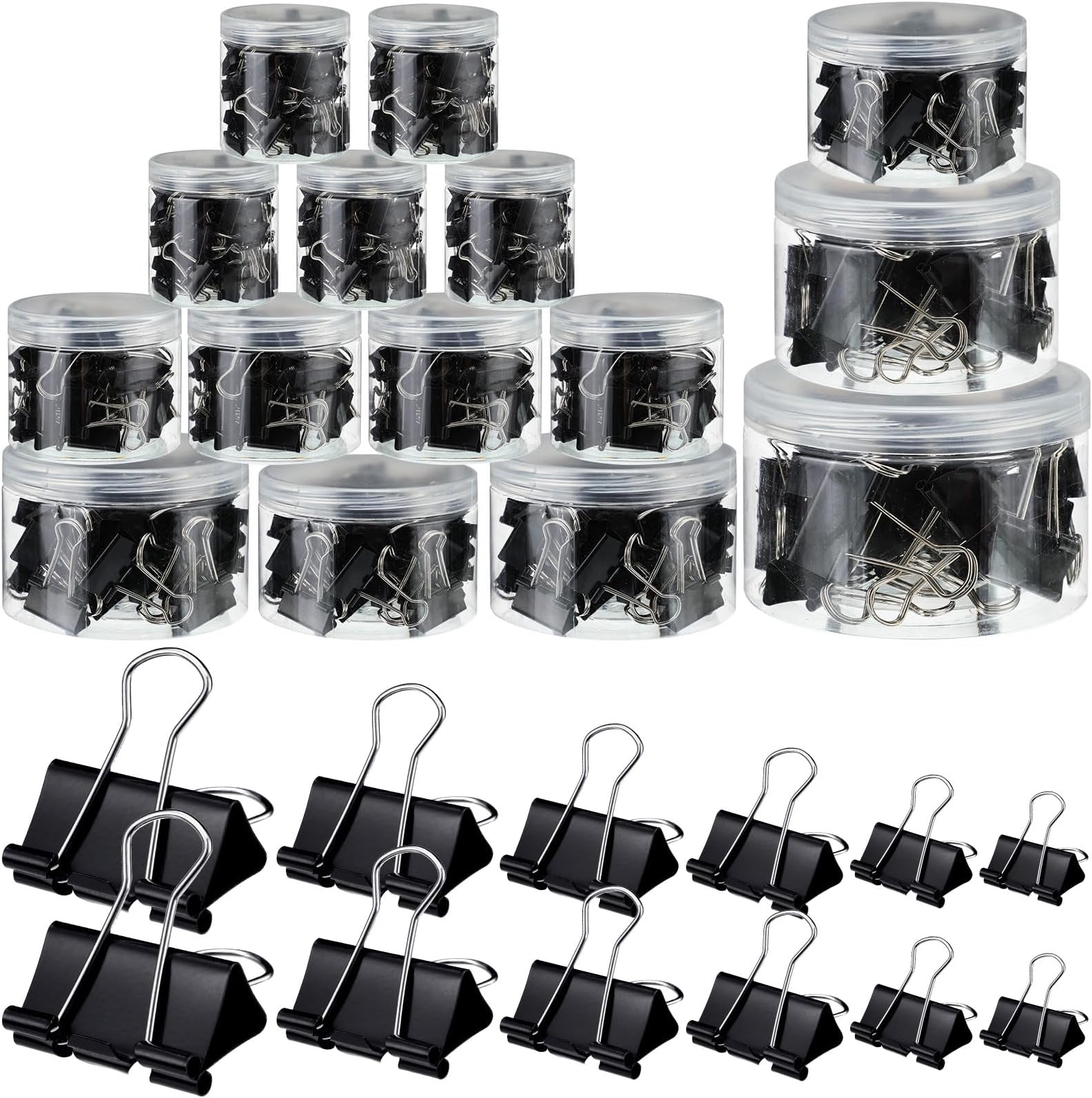 Amazon.com : Universal 10210 Medium Binder Clips, 5/8" Capacity, 1 4 ...