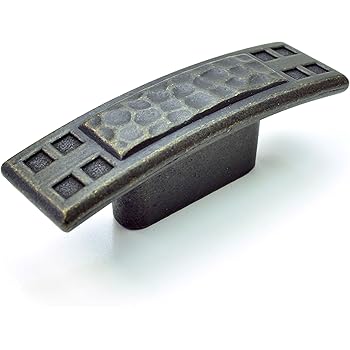 (25-Pack) Hammered Mission/Craftsman Style Kitchen Cabinet Knob Pulls ...