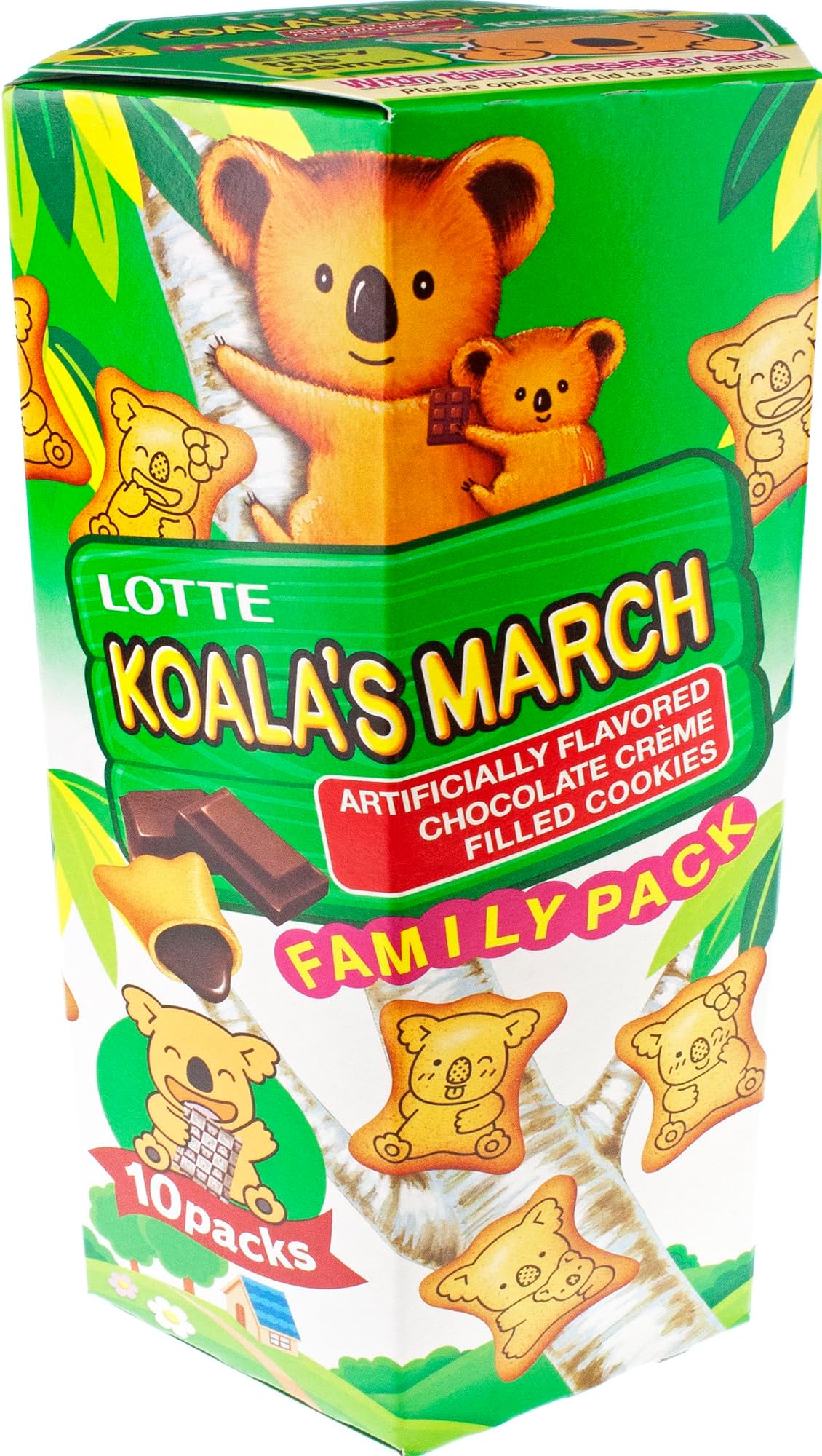 Amazon.com: Lotte Koala's March Cookie with Chocolate Cream, 1.45 oz