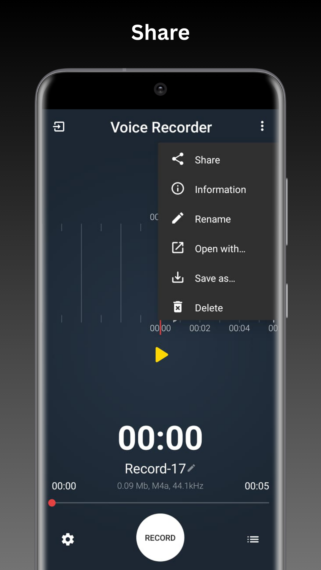 Voice Recorder - Application sur Amazon Appstore