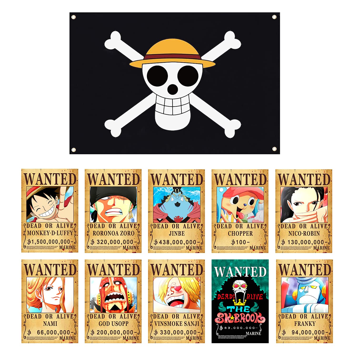 Buy One Piece Wanted Posters 16pcs 1 5 Billion New Edition One Piece Buy One Piece Wanted Posters 16pcs 1 5 Billion New Edition One Piece
