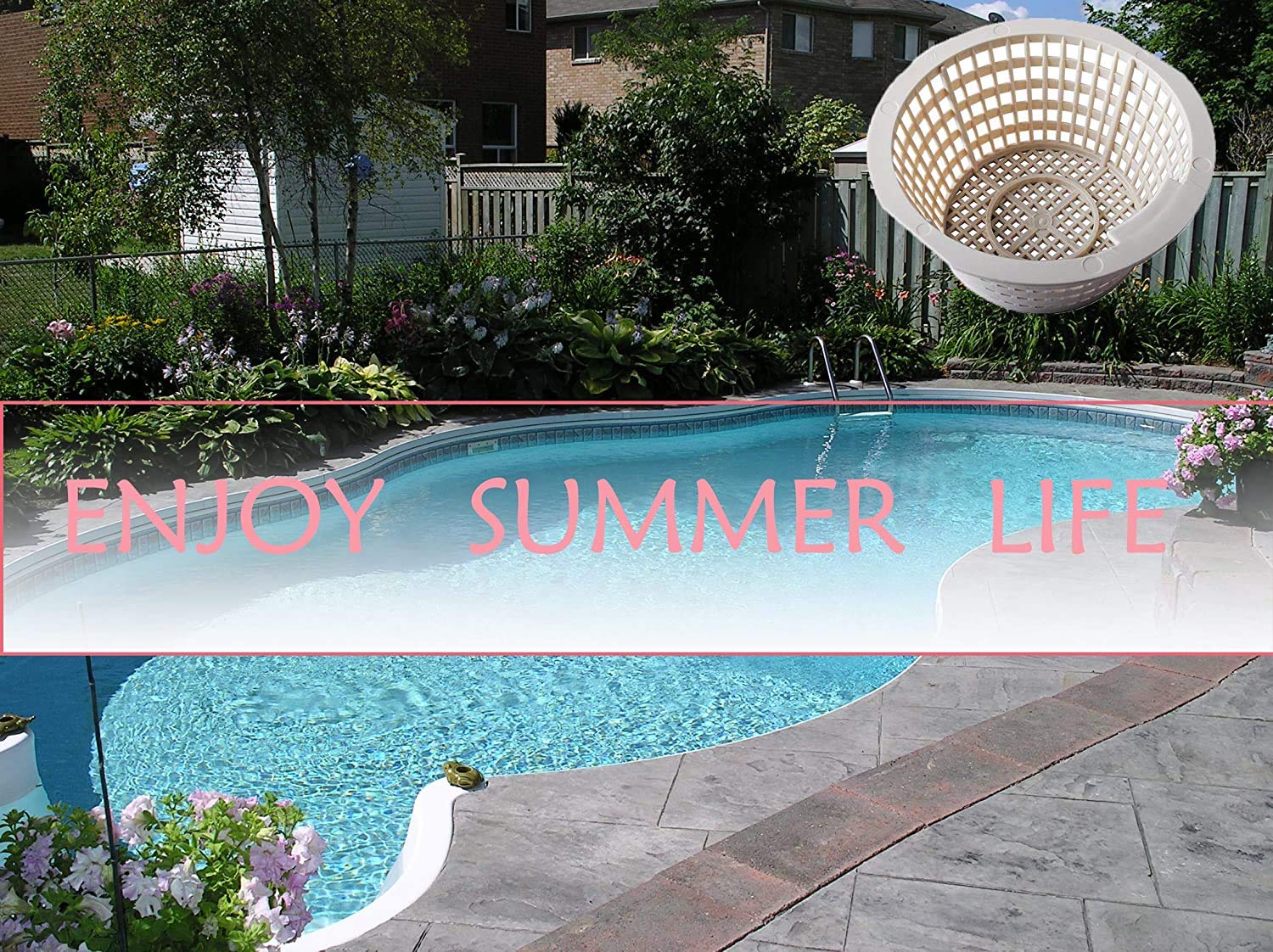 Snapklik.com : Podoy Skimmer Basket For Above & Ground Swimming Pool ...
