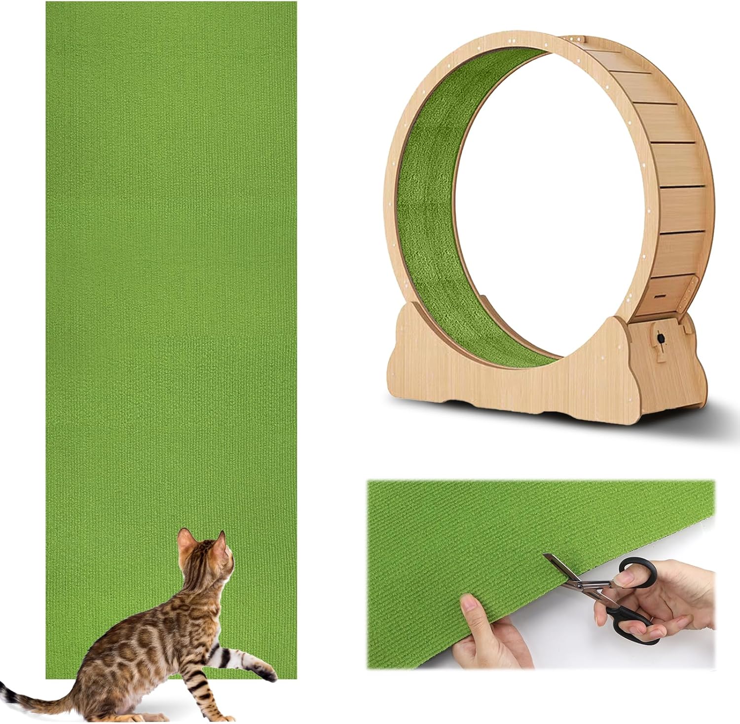 Grattoir Chat Autocollant, 78.7 * 15.7 Pouce Griffoir Chat, Griffe Chat ...
