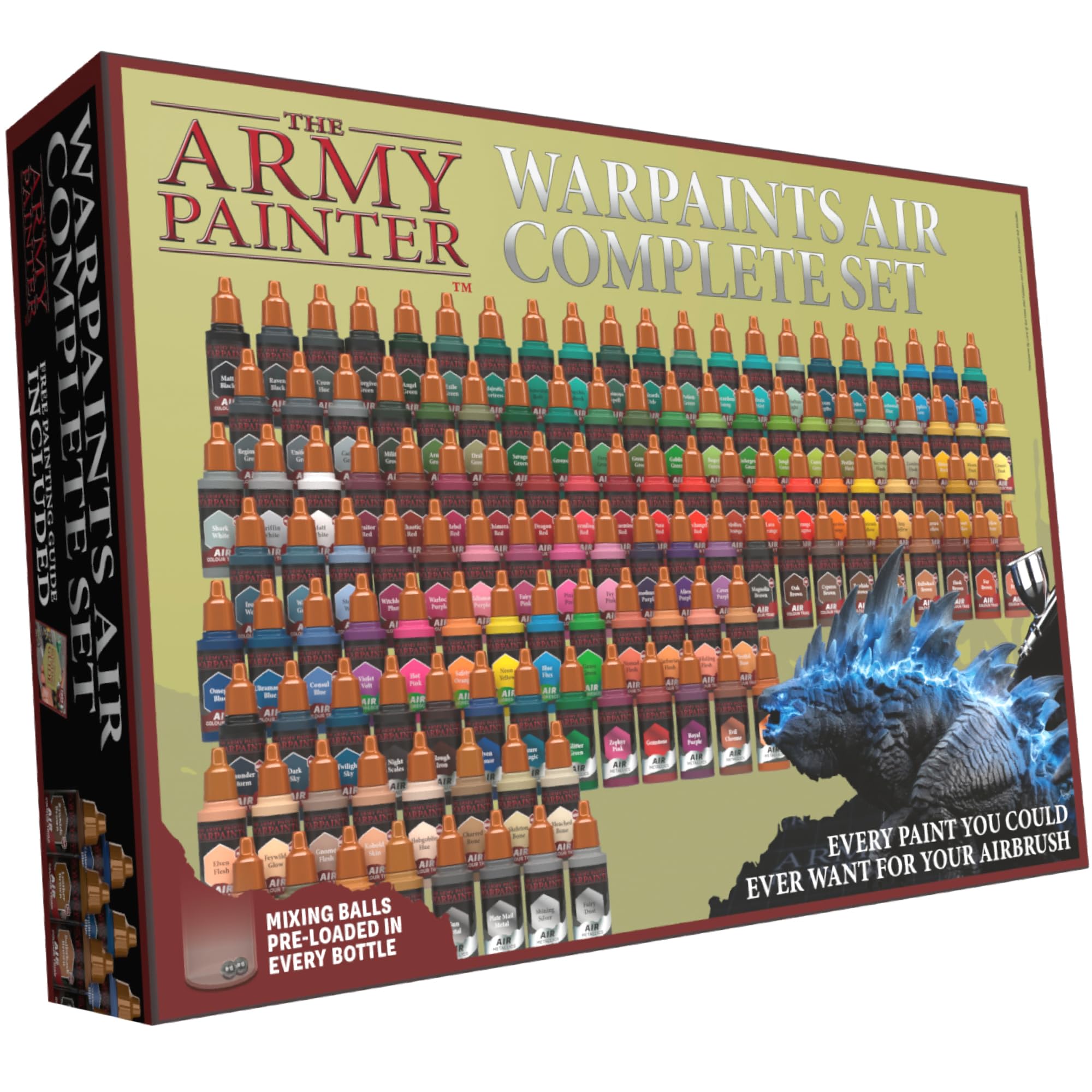 Amazon.com: The Army Painter Warpaints Air Complete Set - 126 Non-Toxic ...