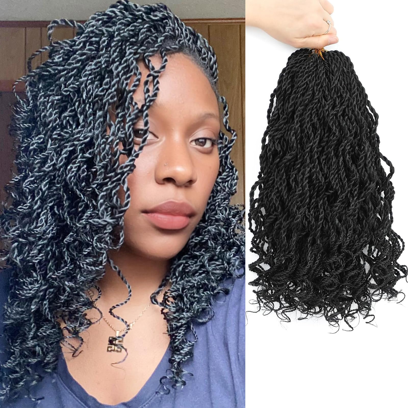 Snapklik.com : Wavy Senegalese Twist Crochet Hair For Black Women 12 ...