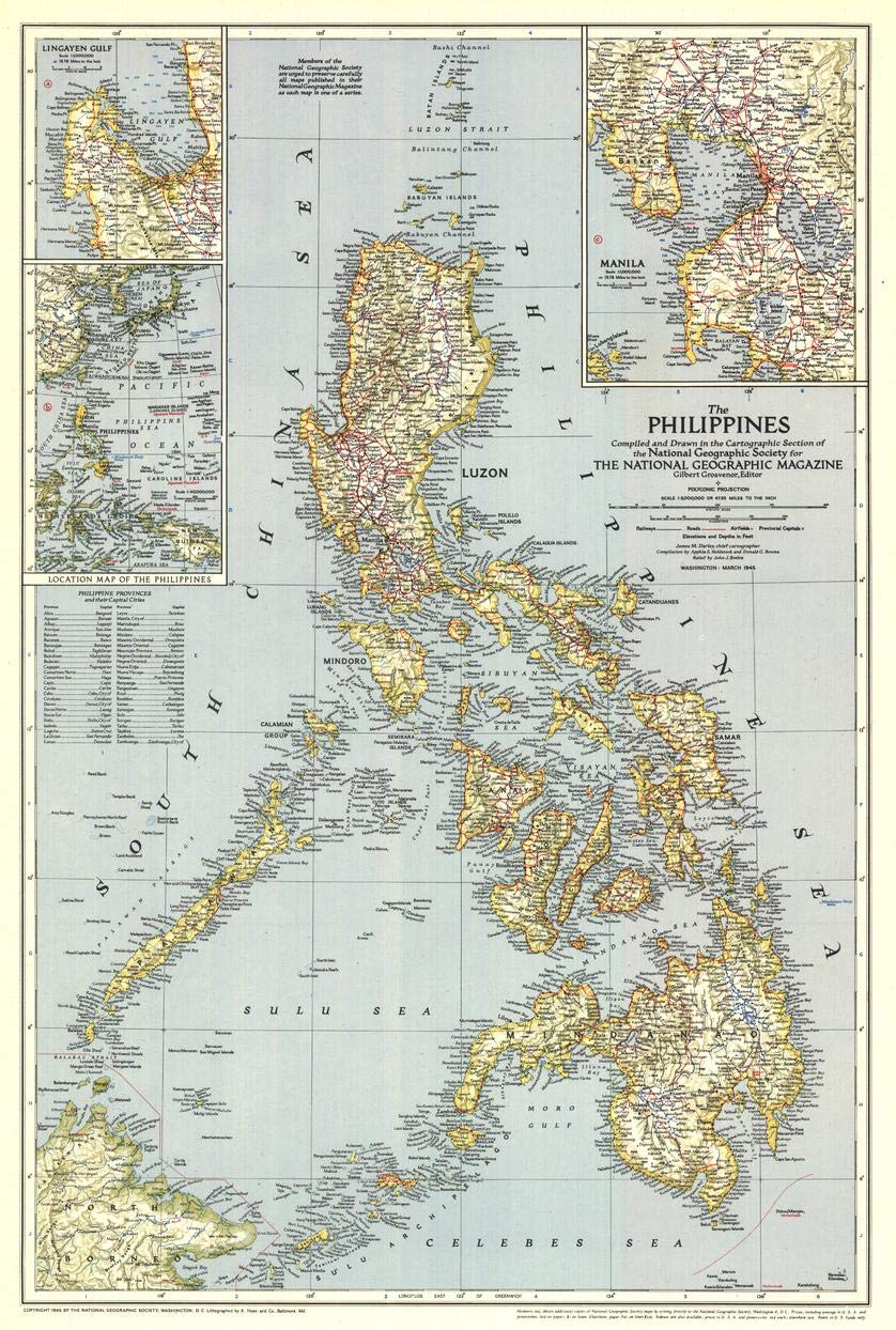 Philippine Map Detailed