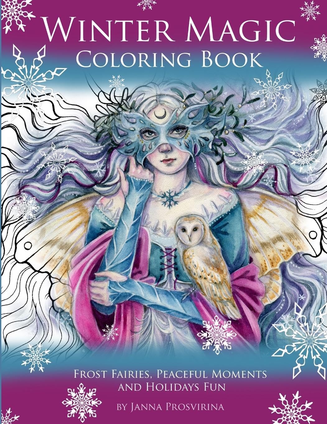 Snapklik.com : Winter Magic Coloring Book: Frost Fairies