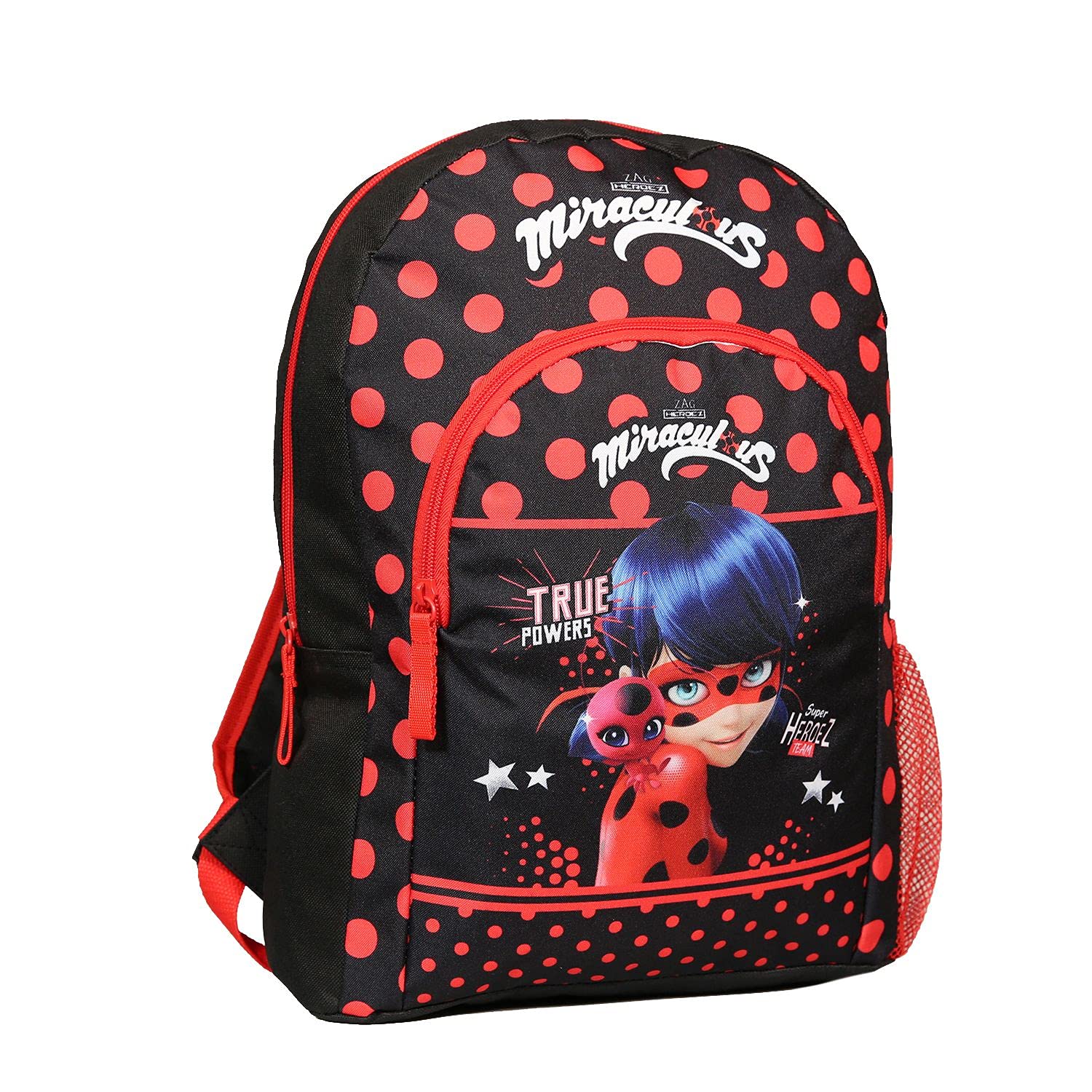 Disney Miraculous Ladybug Backpack 37 Cm Black And Red Bagtrotter ...