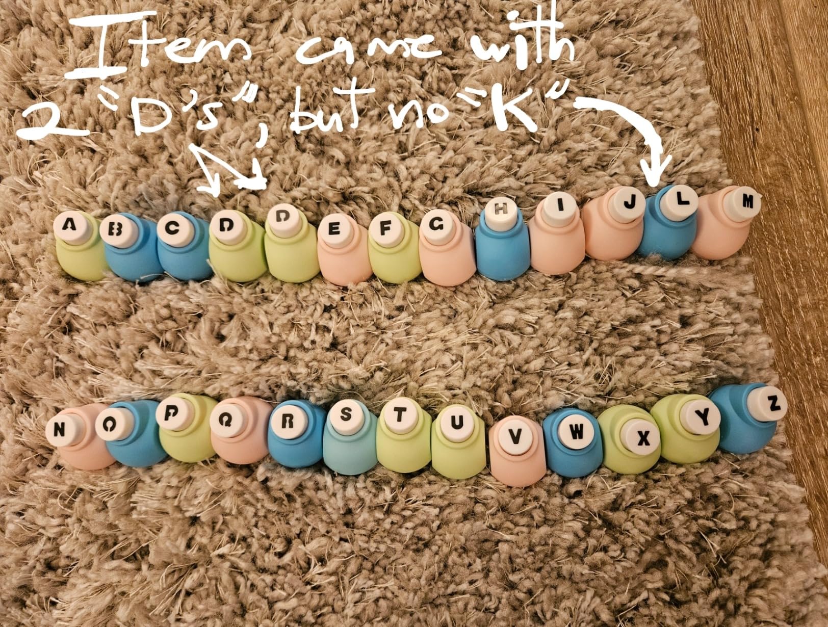 Amazon.com : LOVEINUSA 26PCS Alphabet Paper Punch Set, Letter Shape ...